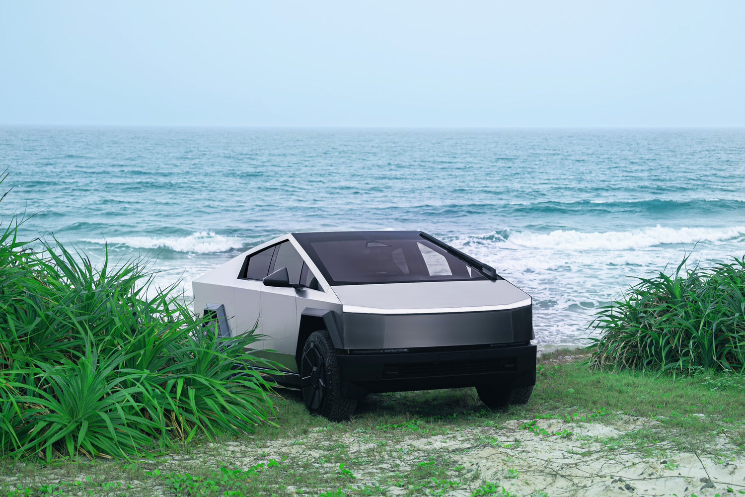 First Glimpse of Tesla Cybertruck Standard Variant Unveiled Online ...